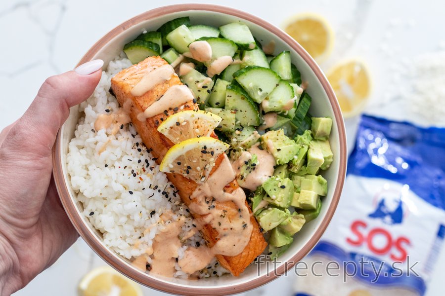 Lososová miska | fitrecepty.sk