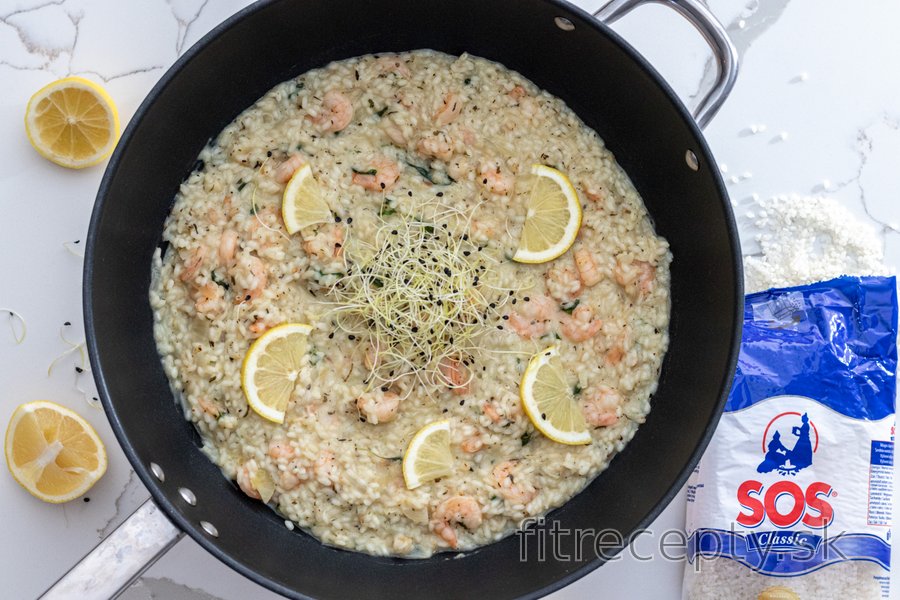 Krémové krevetové rizoto | fitrecepty.sk